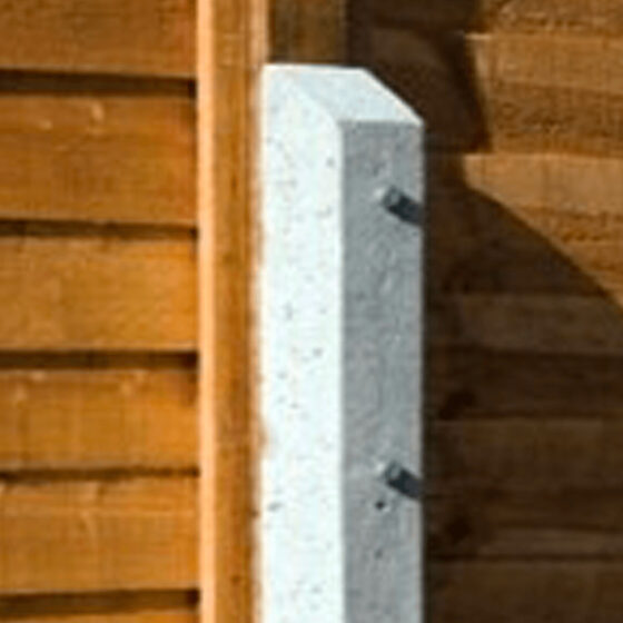 Recessed Concrete Fence Post - Oakdale Fencing