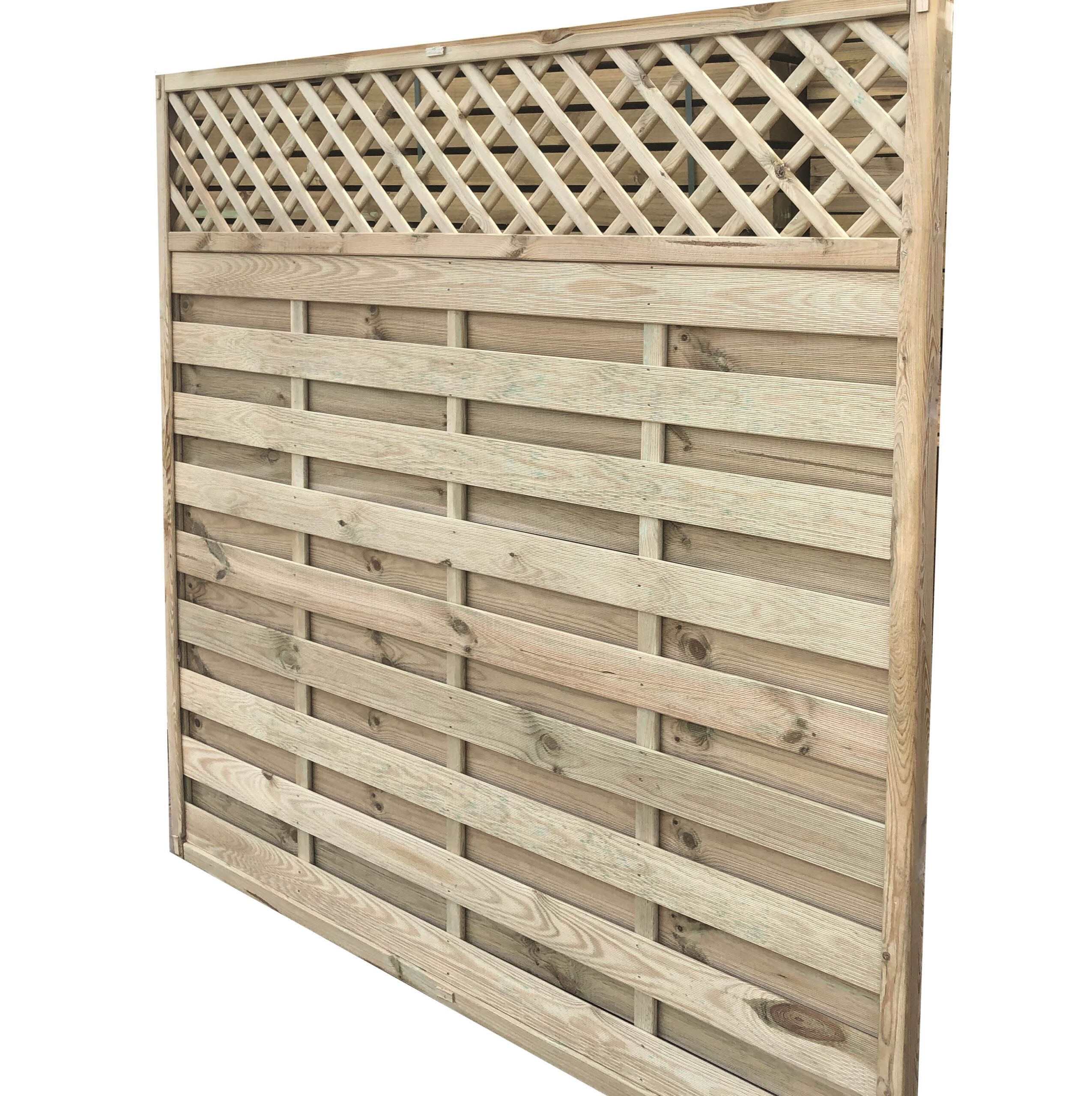Horizontal Lattice Top - Oakdale Fencing