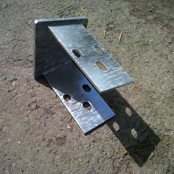 Curved End Piece Open Box Beam - Oakdale Fencing