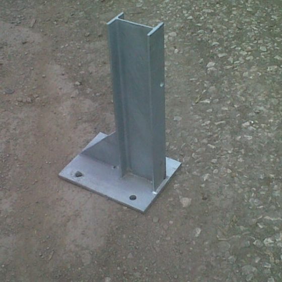 2.4m Open Box Beam Barrier - Oakdale Fencing