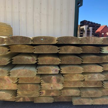 Matchboard Cladding 12mm - Oakdale Fencing